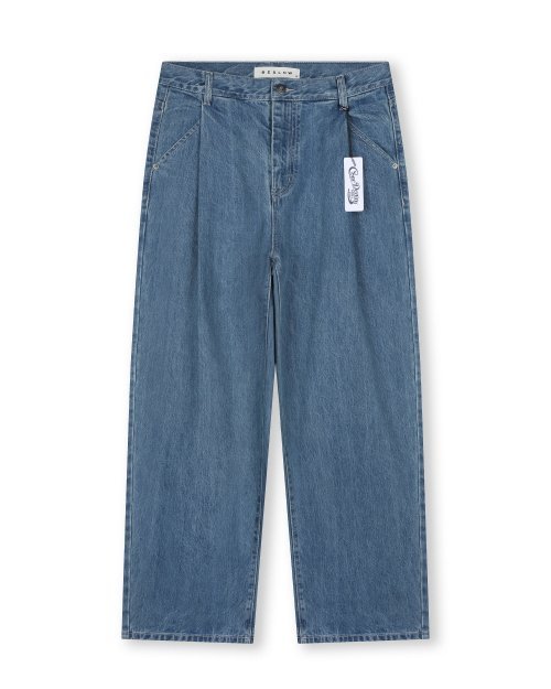 CONE MILL DEEP ONE TUCK JEAN LIGHT WASHED | KRAZZY