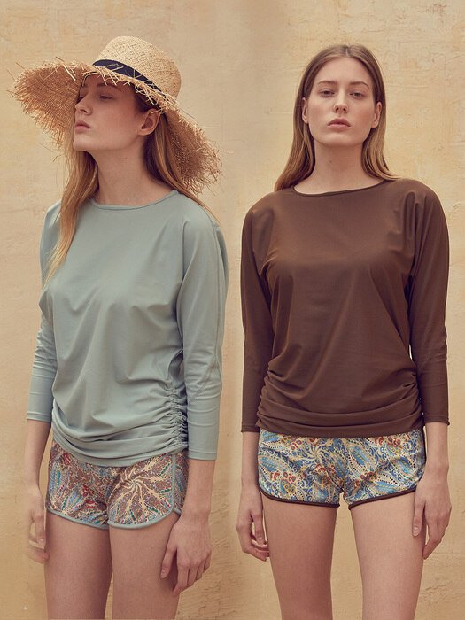 STINGRAY SHIRRING SWIMWEAR | KRAZZY