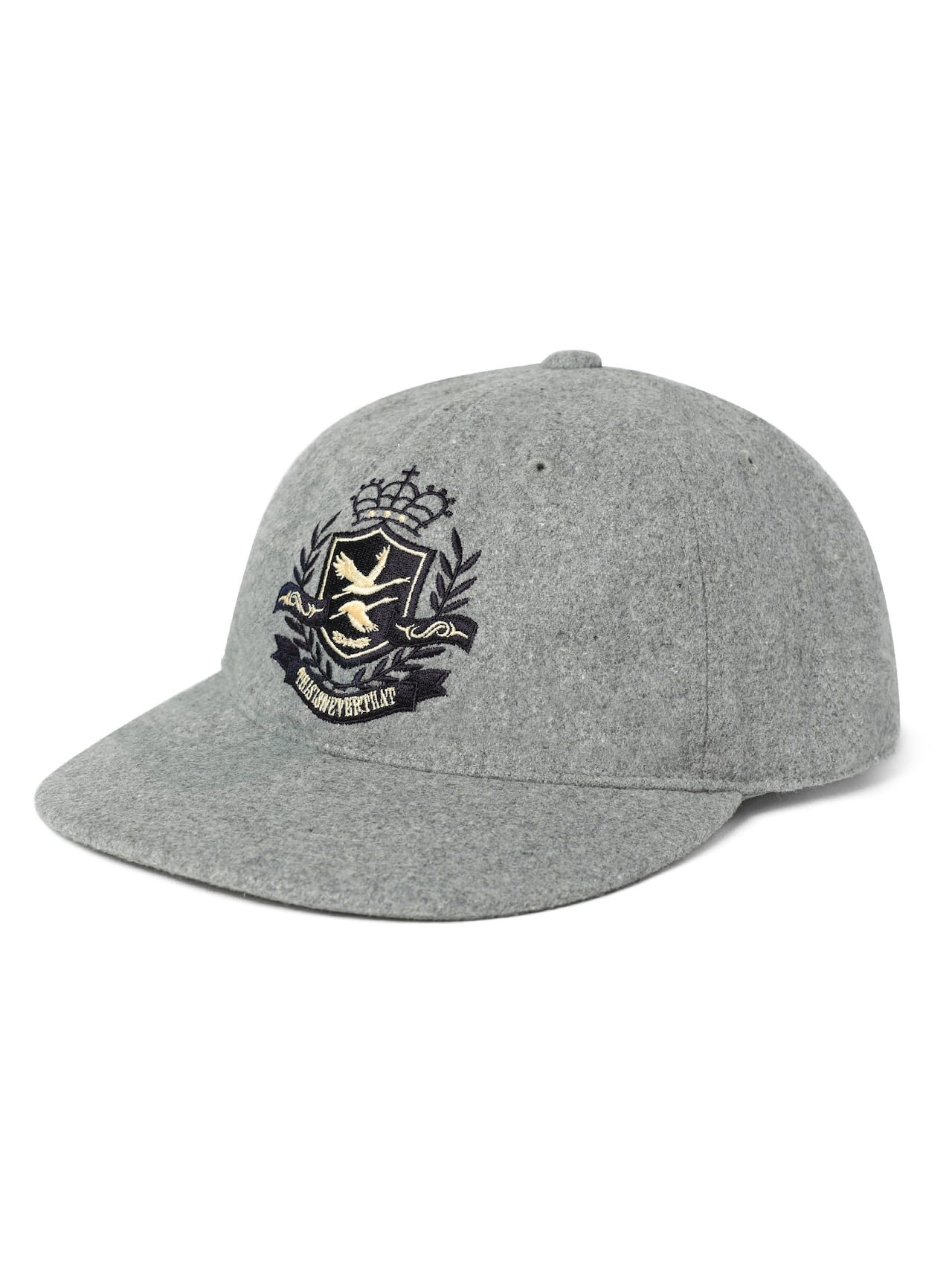 Wool Crest Cap Grey | KRAZZY