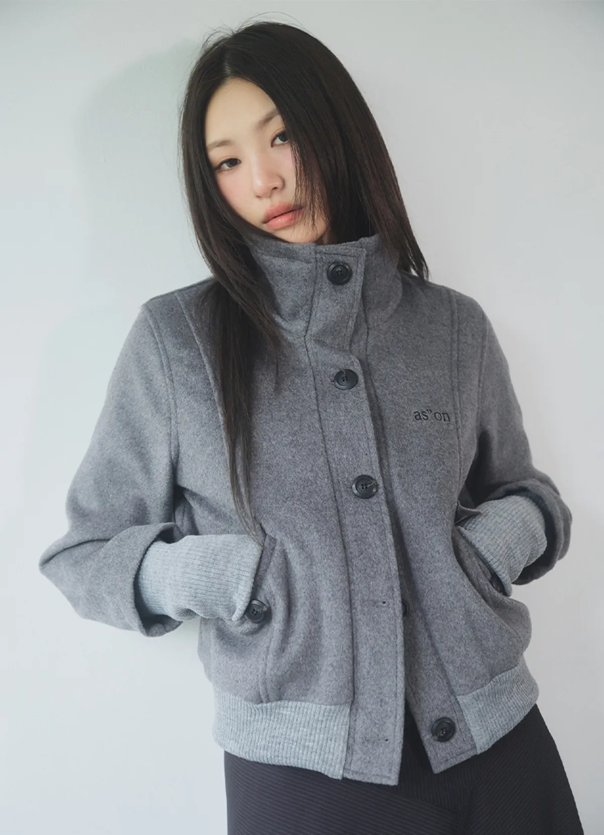 DUMBO WOOL JACKET / GRAY | KRAZZY